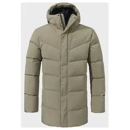 Schöffel Langjacke SCHÖFFEL "Urban Down Coat Style Cers MNS" Gr. 52, braun (4725 - braun) Herren Jacken