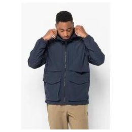 Outdoorjacke Jack Wolfskin "LIGHTSOME WANDER JKT M" Gr. XL (54/56), blau (night, blau) Herren Jacken