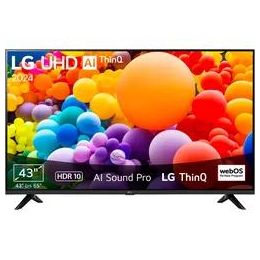 G (A bis G) LG LED-Fernseher Fernseher schwarz