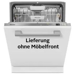 B (A bis G) Miele vollintegrierbarer Geschirrspüler "G 5450 SCVi Active Plus" silberfarben (weiß)