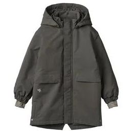 Parka Wheat "Parka Jello Tech" Gr. 98, grau (raven) Jungen Jacken wasserdicht, atmungsaktiv und leicht wattiert