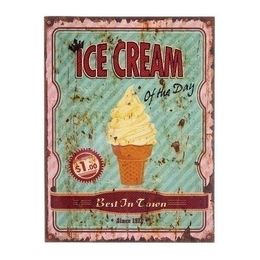 MyFlair Holzschild "Ice Cream II"