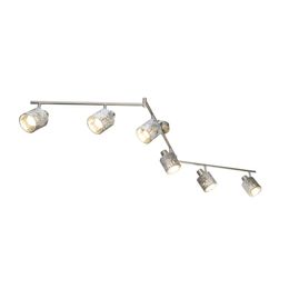 Globo Lighting - ALYS - Strahler Metall Nickel matt, 6x E14