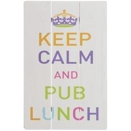 MyFlair Holzschild "Pub Lunch"