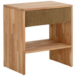 Nachttisch OTTO products "Callum" Tische Gr. B/H/T: 60 cm x 65,5 cm x 42 cm, braun (bronzo, natur, natur) passend zur Boxspringbett-Serie Jelle