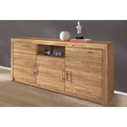 Sideboard VOGL MÖBELFABRIK Sideboards Gr. ohne Aufbauservice, braun (wildeiche teilmassiv)