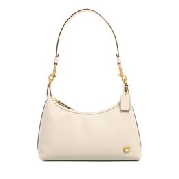 Coach Crossbody Bags - Glovetanned Leather Juliet Shoulder Bag 25 - Gr. unisize - in Beige - f&uuml;r Damen