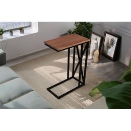 Laptoptisch Beistelltisch 47,5x27x67,5 cm Akazie natur Ablage Granada