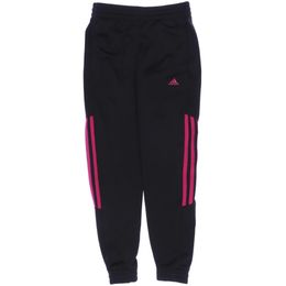 Adidas Damen Stoffhose, schwarz, Gr. 134