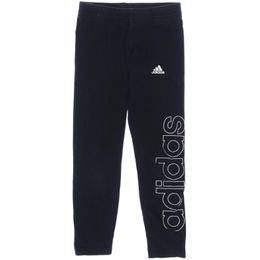 Adidas Damen Stoffhose, schwarz, Gr. 140