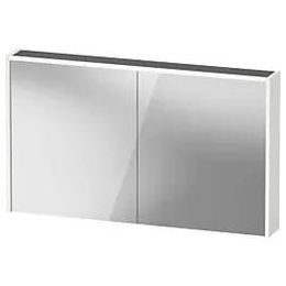 Duravit D-Code Spiegelschrank Verspiegelt DC7108018180000 1200x700x148, Weiß Matt, Steckdose, LED Beleuchtung