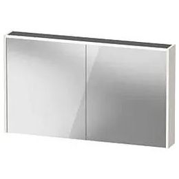 Duravit D-Code Spiegelschrank Verspiegelt DC7108022220000 1200x700x148, Weiß Hochglanz, Steckdose, LED Beleuchtung