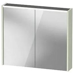 Duravit D-Code Spiegelschrank Verspiegelt DC71060HHHH2000 800x700x148, Blassgrün Matt, Steckdose J, LED Beleuchtung