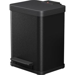 Hailo Tretabfallsammler Öko, duo Plus M, Volumen 2 x 9 l, schwarz