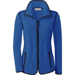 CR&Eacute;ATION L Damen Fleecejacke mit Sternchen-Stickerei royalblau Gr&ouml;&szlig;e 36