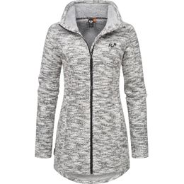 Ragwear Fleecejacke 'Miram' Damen Gr&ouml;&szlig;e XXL grau / taupe / hellgrau