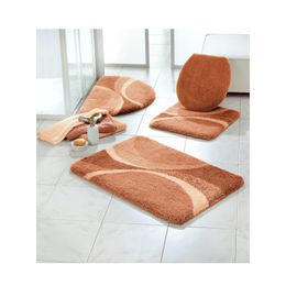 Badematte Grund Badematten Gr. rechteckig (60cm x 90cm),, orange (terrakotta) Teppiche, bunt