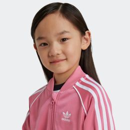 Trainingsanzug adidas originals "SST TRACKSUIT" Gr. 110, rosa (rose tone) Kinder Sportanzüge