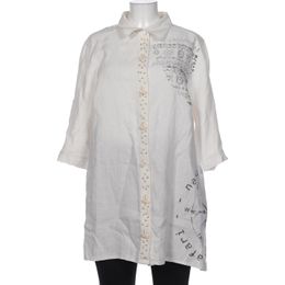 Ulla Popken Damen Bluse, cremeweiß, Gr. 46