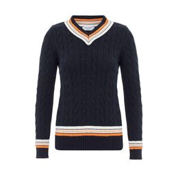 Moxx Paris Pullover Damen Gr&ouml;&szlig;e XL ecru / navy / orange