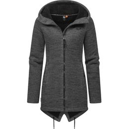 Ragwear Zip-Up Hoodie 'Wingi' female Grey size 6XL