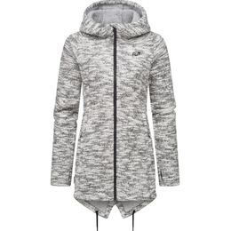 Ragwear Zip-Up Hoodie 'Wingi' female Grey size 6XL