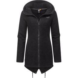 Ragwear Zip-Up Hoodie 'Wingi' female Black size 4XL