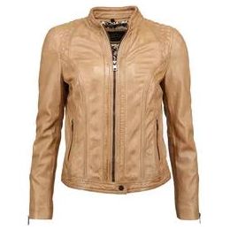 Bikerjacke JCC "Cabira" Gr. 44, braun Damen Jacken