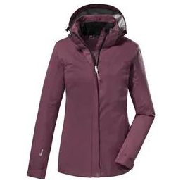 Outdoorjacke Killtec "KOS 133 WMN JCKT" Gr. 42, lila (aubergine) Damen Jacken