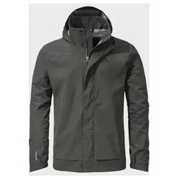 Schöffel Outdoorjacke SCHÖFFEL "2.5L Jacket Bellagio M" Gr. 48, grau (9830, grau) Herren Jacken