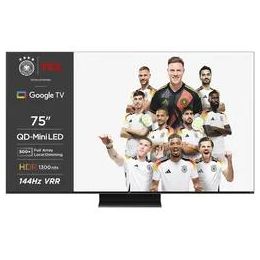 G (A bis G) TCL Mini-LED-Fernseher Fernseher Dolby Vision, Apple TV, Multi-HDR, 144 Hz schwarz