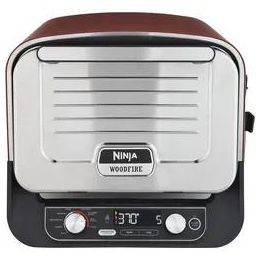 Ninja Multiofen "OO101EU, Elektrischer Outdoor Pizzaofen und Smoker, 8-in-1: Pizza", schwarz, B:45cm H:38cm T:54cm, Minibacköfen, Schmoren, Max Roast, Grillen, Backen/Rösten, Smoken, Dörren&Warmhalten