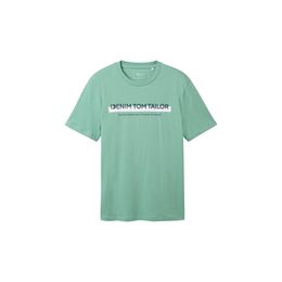 Tom Tailor Denim T-Shirt Herren Größe XXL marine / mint / weiß