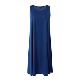 comma, COMMA Kleid Damen Größe 44 navy Winterkleid