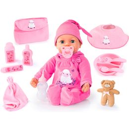 Babypuppe BAYER "Piccolina Real Tears, 46 cm", pink (pink, rosa), Puppen, Kinder