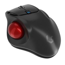 ICY BOX KeySonic KSM-6101RF-EGT, Ergonomische Trackball Maus