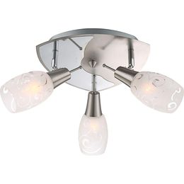 Globo Lighting - FLORITA - Strahler Metall verchromt, 3x E14