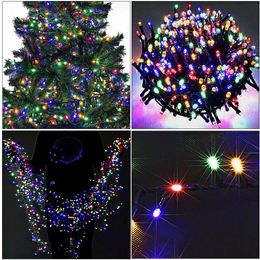 Deuba Weihnachtslichterkette 700 LED 14m bunt