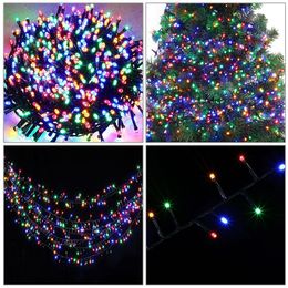 Deuba Weihnachtslichterkette 700 LED inkl Fernbedienung 14m bunt