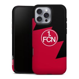DeinDesign iPhone 16 Pro Max Handy Panzer Handyh&uuml;lle robuste Outdoor H&uuml;lle Schutzh&uuml;lle matt 1. Fcn 1. Fc N&uuml;rnberg Merchandise Tough Case