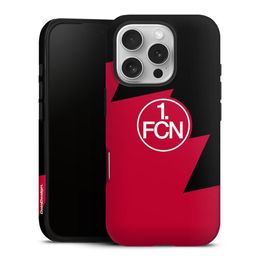 DeinDesign iPhone 16 Pro Handy Panzer Handyh&uuml;lle robuste Outdoor H&uuml;lle Schutzh&uuml;lle matt 1. Fcn 1. Fc N&uuml;rnberg Merchandise Tough Case