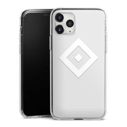 DeinDesign iPhone 11 Pro Max Handy Silikon H&uuml;lle Case transparent Handyh&uuml;lle Coat Of Arms Hamburger Sv Hsv Silikon Case