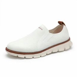 UE Stock Herren Freizeitschuhe Halbschuhe Slipper Slip on Mokassins Gr. 44 Weiß Mokassin für stilbewusste Männer