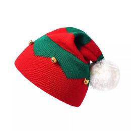 Nebelmeer Bommelmütze Weihnachtshut Mit Fleece Verdickte Plüschmütze Weihnachtsgeschenke