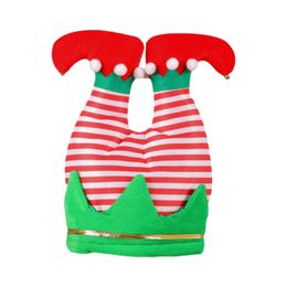 Nebelmeer Bommelmütze Weihnachtsdekoration Grüner Hosenbein-Hut Weihnachtsdekoration Hut