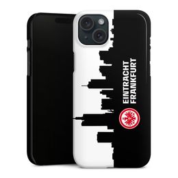 DeinDesign iPhone 15 Plus Handy Premium Case Smartphone Handyh&uuml;lle Schutzh&uuml;lle gl&auml;nzend Eintracht Frankfurt Sge Official Licensed Product Premium Case