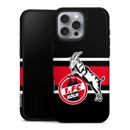 DeinDesign iPhone 16 Pro Max Handy Panzer Handyh&uuml;lle robuste Outdoor H&uuml;lle Schutzh&uuml;lle gl&auml;nzend Official Licensed Product 1. Fc K&ouml;ln Logo Tough Case