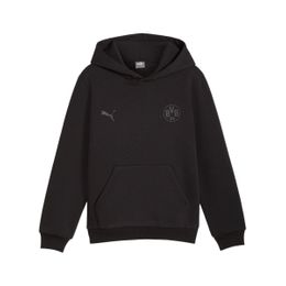 Puma Sweatshirt BVB Dortmund ESS Hoody Kids, grau|schwarz, 128