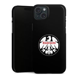 DeinDesign iPhone 15 Plus Handy Premium Case Smartphone Handyh&uuml;lle Schutzh&uuml;lle gl&auml;nzend Eintracht Frankfurt Sge Official Licensed Product Premium Case