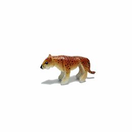 Monkimau Schlüsselanhänger Set Kleiner Gepard Schlüsselanhänger aus Leder
